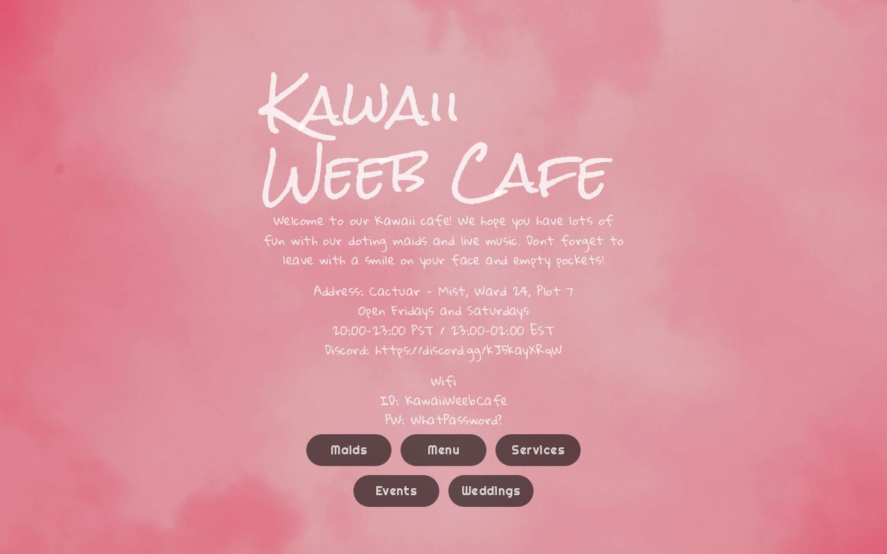 Kawaii Weeb Cafe